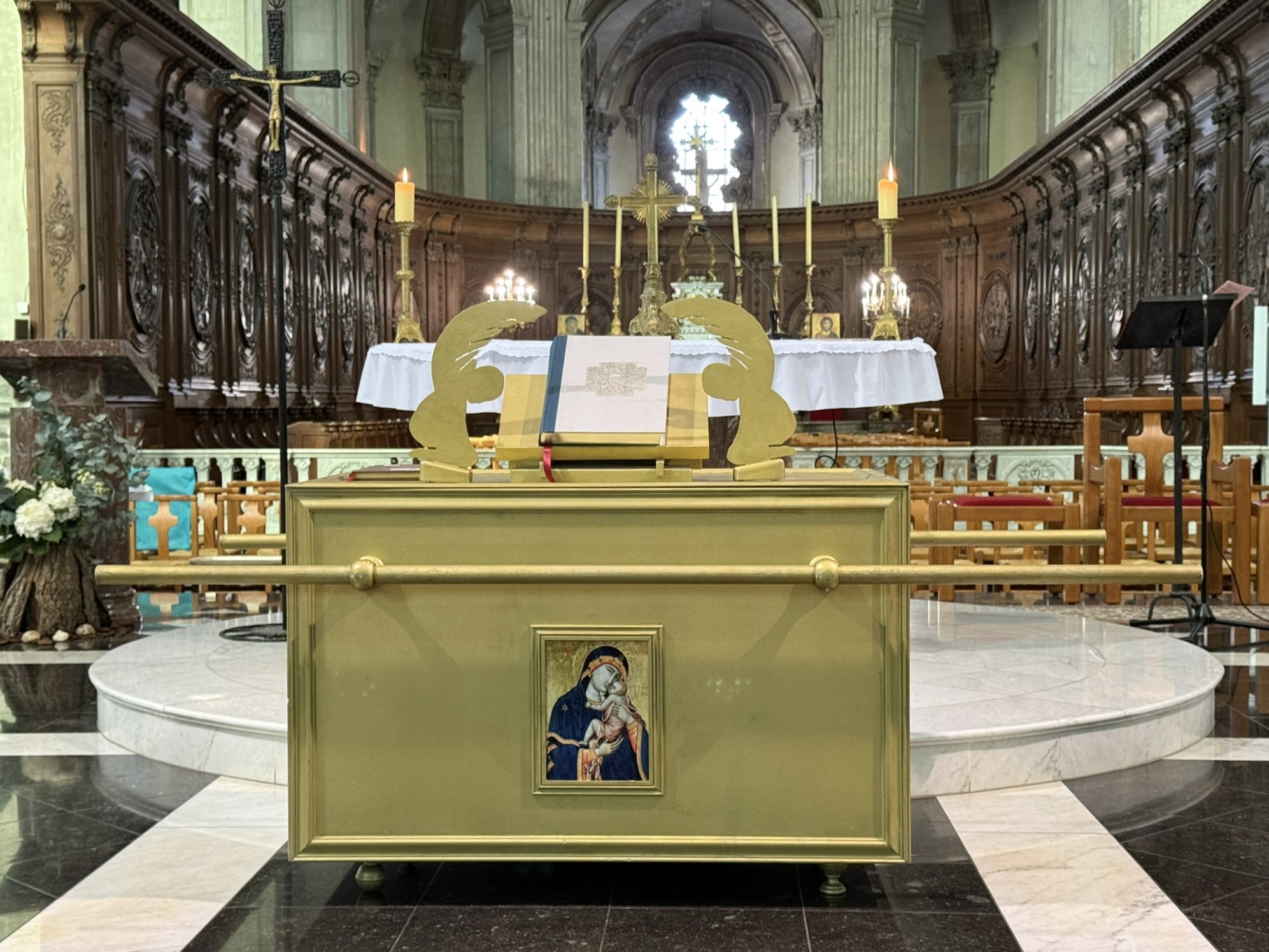 L'abbé Mathieu Dervaux a rendu grâce