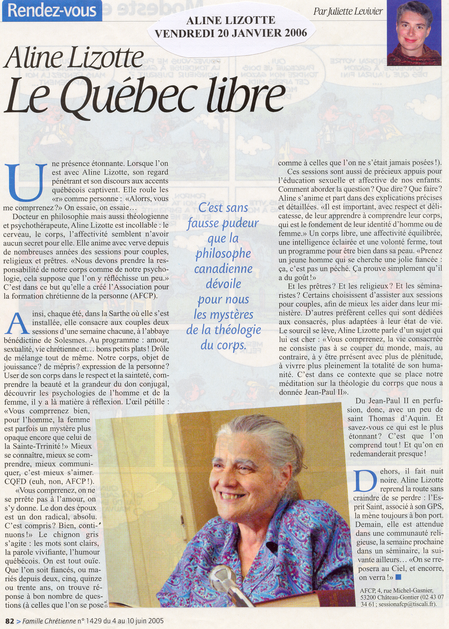 Un corps pour ton bonheur